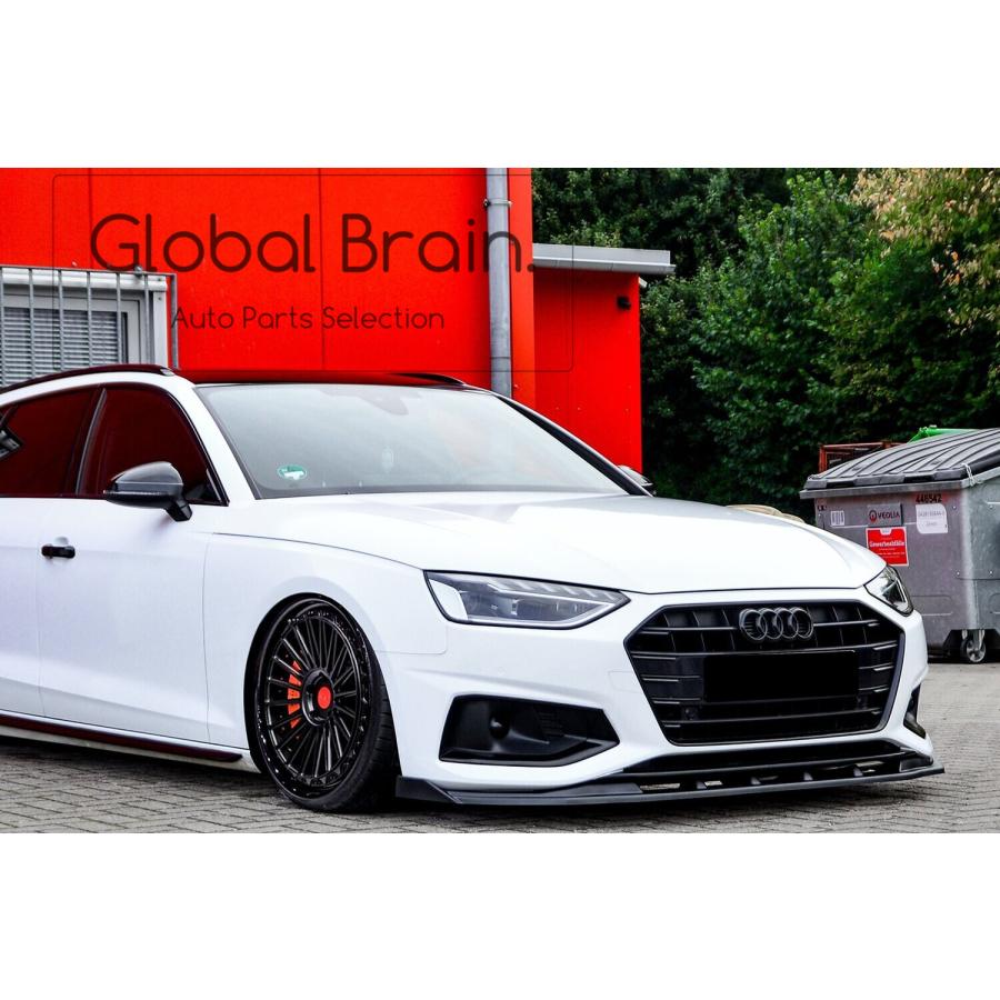 Audi アウディ A4 B9 後期 アドバンスド フロント リップ スポイラー+ウィングレット : Global Brain - 通販 - Yahoo!ショッピング