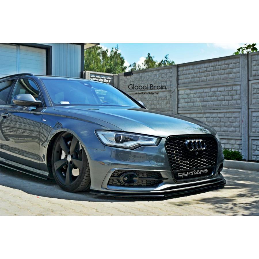 アウディ A6 C7 4G Sライン S6 フロント リップ スポイラー V1 : audi-a6-c7-4g-s-front3 : Global Brain - 通販 - Yahoo!ショッピング