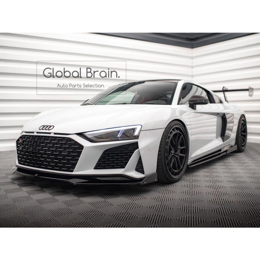 Audi アウディ R8 4S 後期 フロント リップ スポイラー +ウィングレット : Global Brain - 通販 - Yahoo ...