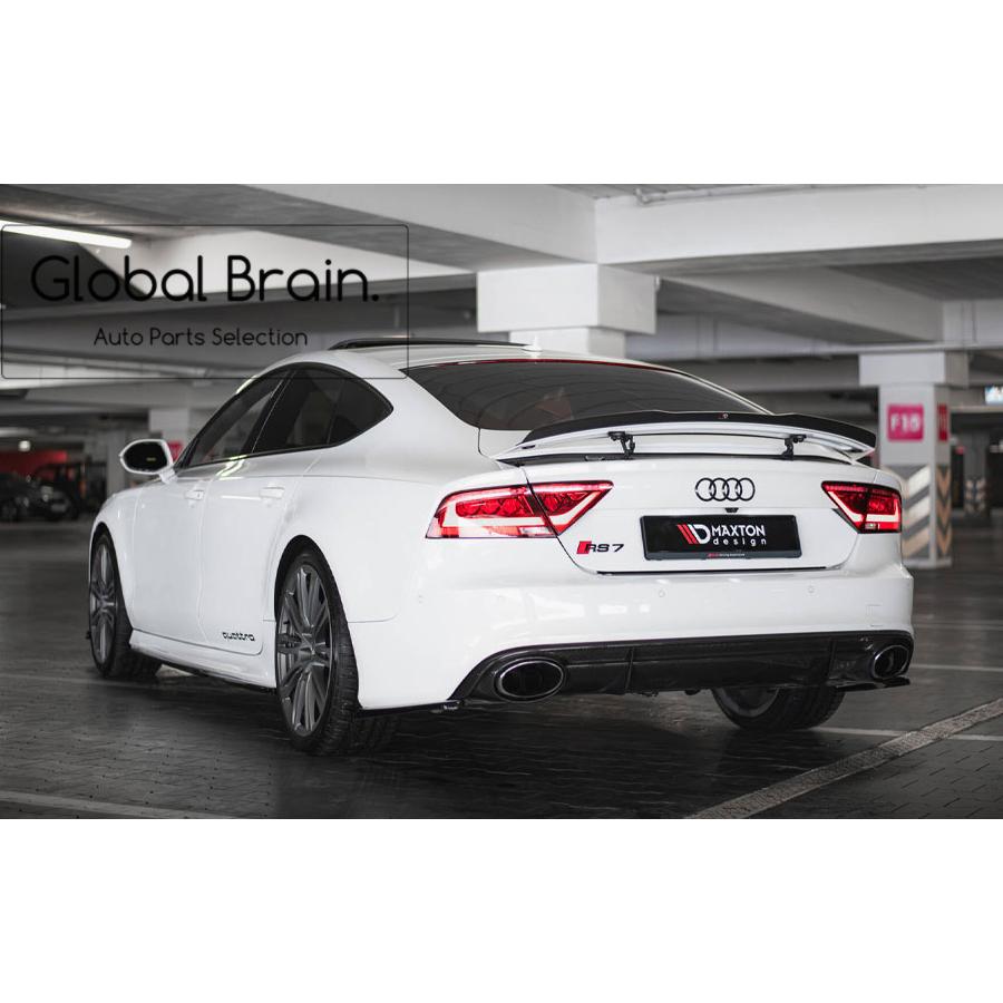 Audi アウディ RS7 4G C7 後期 リア サイド スプリッター スパッツ V2 : Global Brain - 通販 - Yahoo!ショッピング