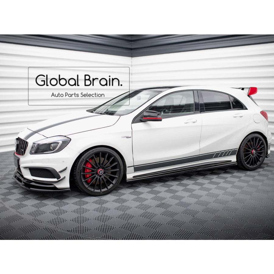 Mercedes-Benz メルセデスベンツ Aクラス W176 A45 AMG 前期 サイド スカート カバー スポイラー : Global Brain - 通販 - Yahoo!ショッピング