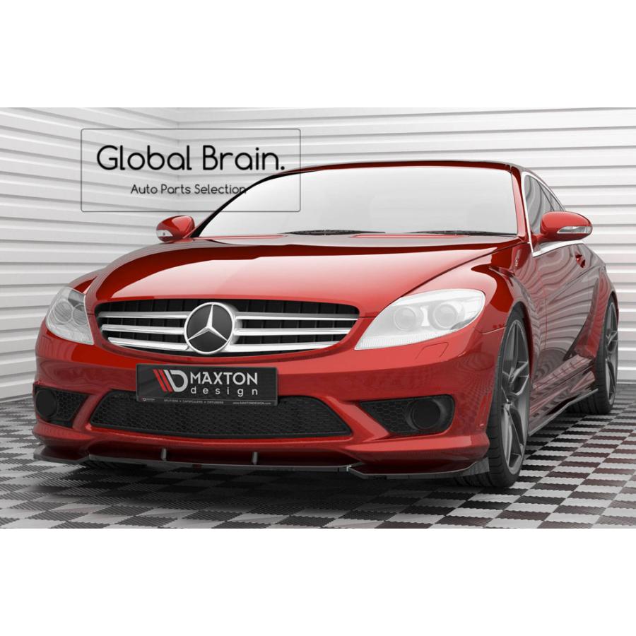 Mercedes-Benz メルセデスベンツ CL C216 CL63 AMG フロント リップ スポイラー V2 : Global ...