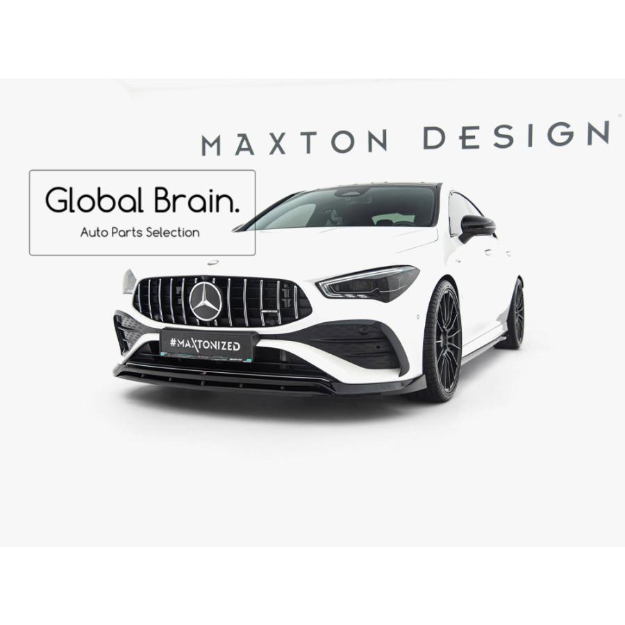 メルセデスベンツ CLA 35/ AMGライン 後期 C118 X118 フロント リップ スポイラー : benz-cla-35-amgline-c118-front-maxton ...