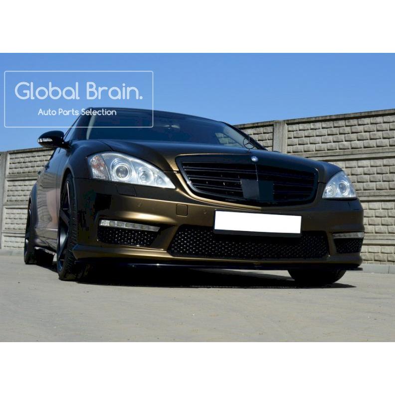 Mercedes-Benz メルセデスベンツ Sクラス W221 AMG フロント リップ スプリッター スポイラー : Global Brain - 通販 - Yahoo!ショッピング
