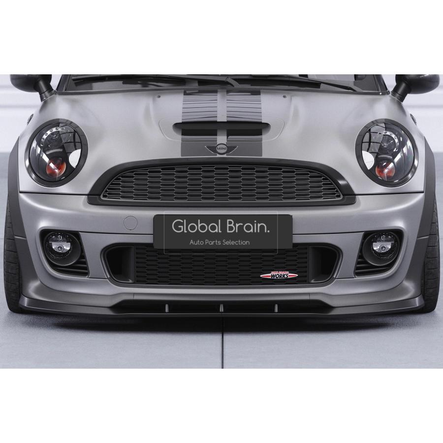 MINI ミニ クーペ R58 R59 JCW ジョン・クーパー ・ワークス フロント リップ スポイラー : Global Brain ...