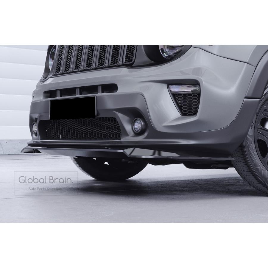 Jeep（ジープ） レネゲード 後期 フロント リップ スポイラー : Global Brain - 通販 - Yahoo!ショッピング