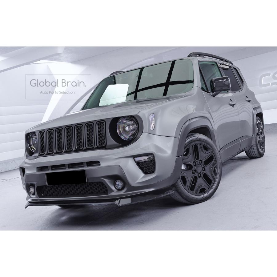 Jeep（ジープ） レネゲード 後期 フロント リップ スポイラー : Global Brain - 通販 - Yahoo!ショッピング
