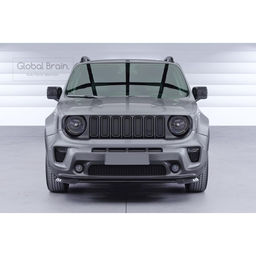 Jeep（ジープ） レネゲード 後期 フロント リップ スポイラー : Global Brain - 通販 - Yahoo!ショッピング
