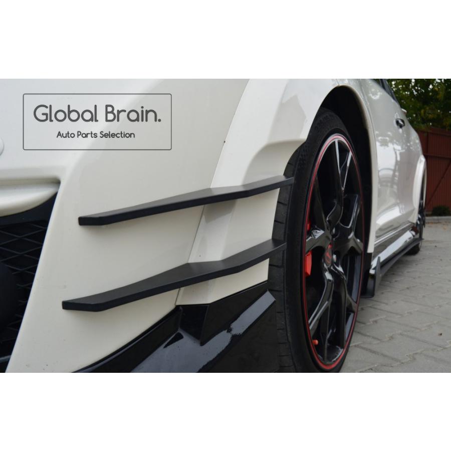 ホンダ 2015-2017 シビック タイプ R FK2 フロント バンパー カナード スプリッター : Global Brain - 通販 - Yahoo!ショッピング