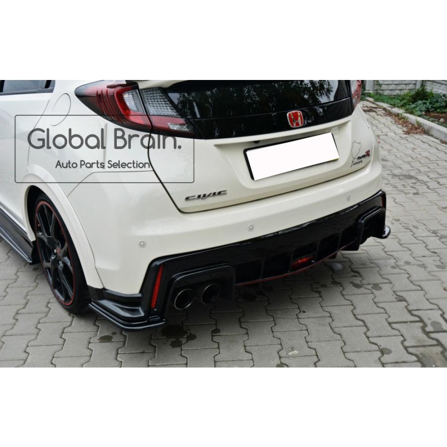 ホンダ 2015-2017 シビック タイプ R FK2 リア サイド スプリッター スパッツ : Global Brain - 通販 - Yahoo!ショッピング