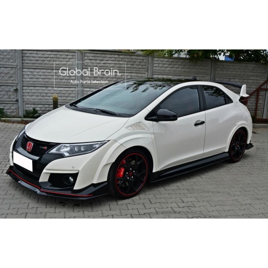 ホンダ 2015-2017 シビック タイプ R FK2 サイド スカート カバー スポイラー : Global Brain - 通販 - Yahoo!ショッピング
