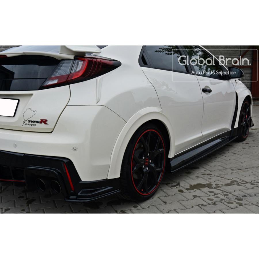 ホンダ 2015-2017 シビック タイプ R FK2 サイド スカート カバー スポイラー : Global Brain - 通販 - Yahoo!ショッピング