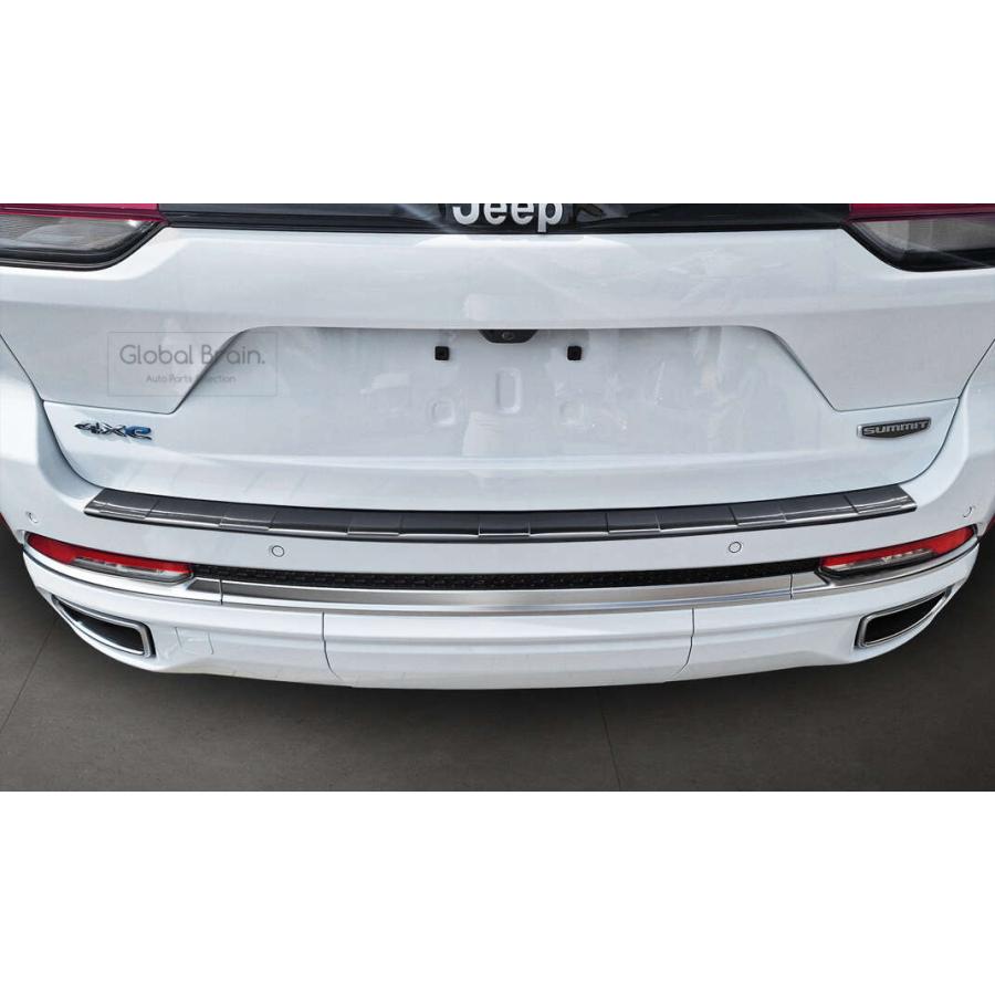 Jeep（ジープ） グランドチェロキー WL リア バンパー プロテクター ガード ブラック : Global Brain - 通販 ...