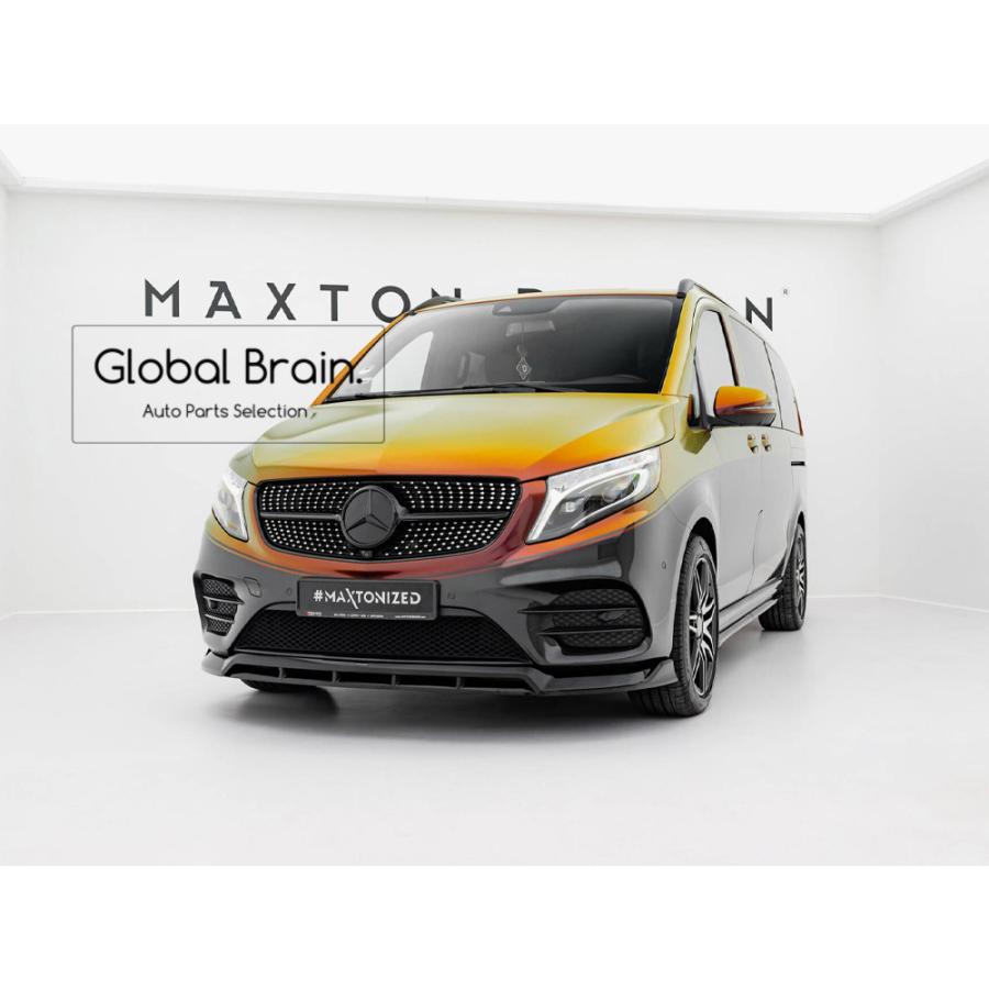 Mercedes-Benz メルセデスベンツ Vクラス W447 後期 AMGライン/ スポーツ フロント リップ スポイラー V6 ...