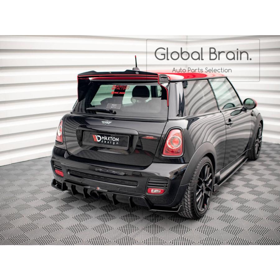 MINI ミニ クーパー R56 JCW 後期 リア サイド スプリッター スパッツ V3 : Global Brain - 通販 ...