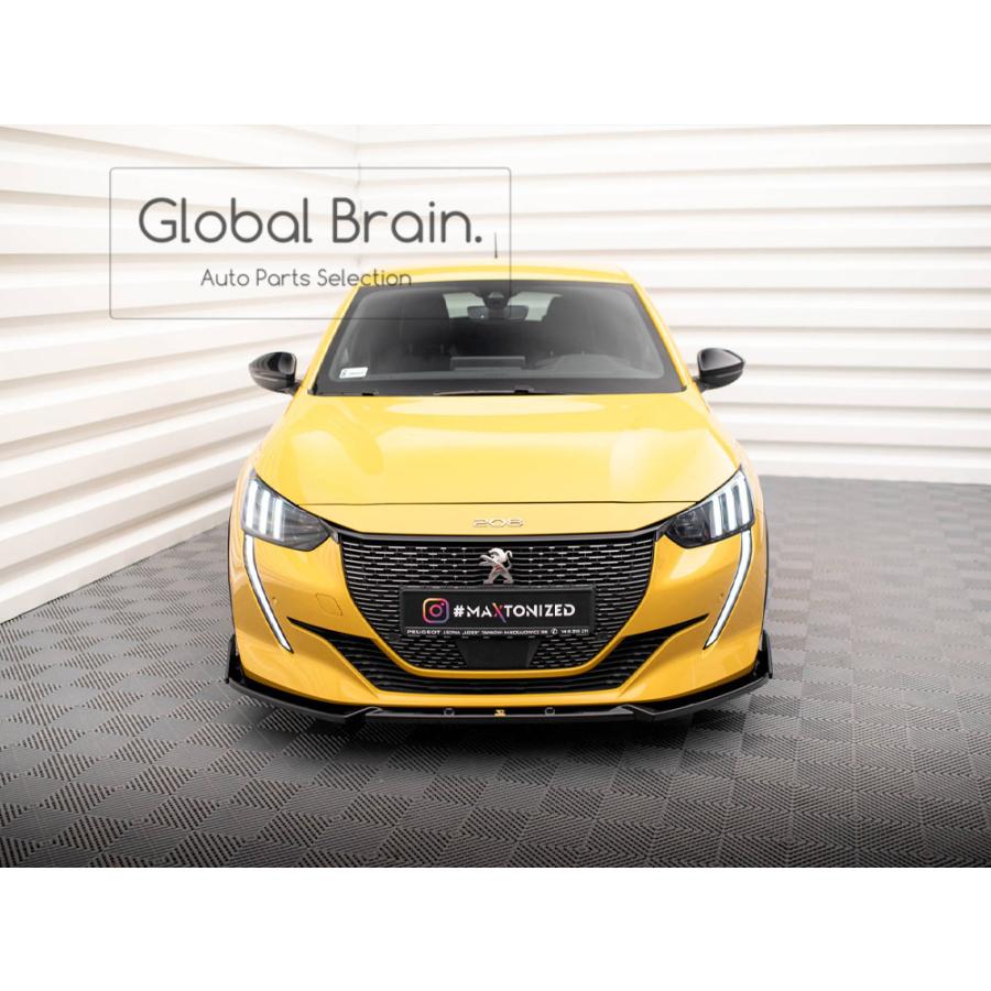 プジョー 208 P21 GT フロント リップ スポイラー＋ ウィングレット : peugeot-208-p21-gt-front-wingled-0-maxton : Global ...