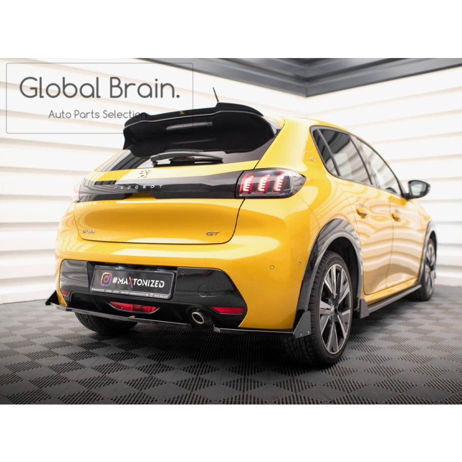 PEUGEOT プジョー 208 P21 GT リア ディフューザー＋ ウィングレット : Global Brain - 通販 - Yahoo!ショッピング