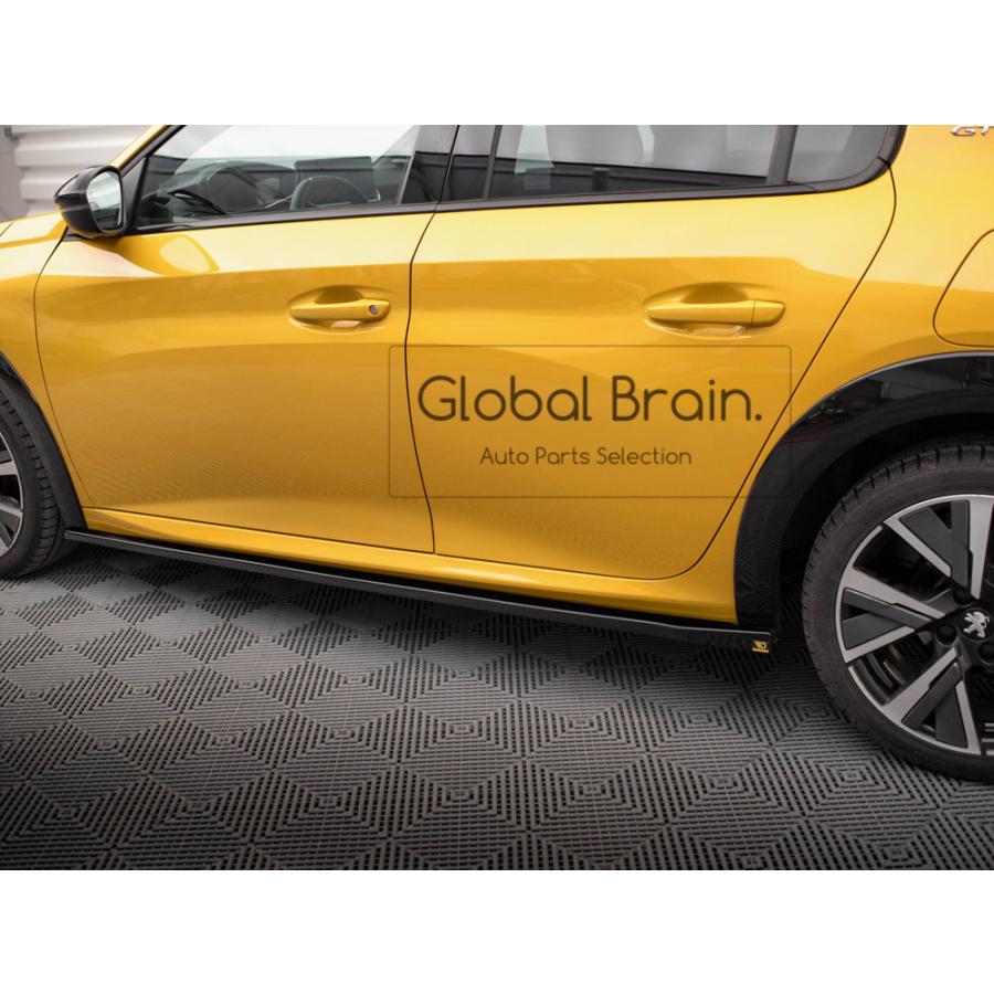 PEUGEOT プジョー 208 P21 GT サイド スカート カバー スポイラー : Global Brain - 通販 - Yahoo!ショッピング