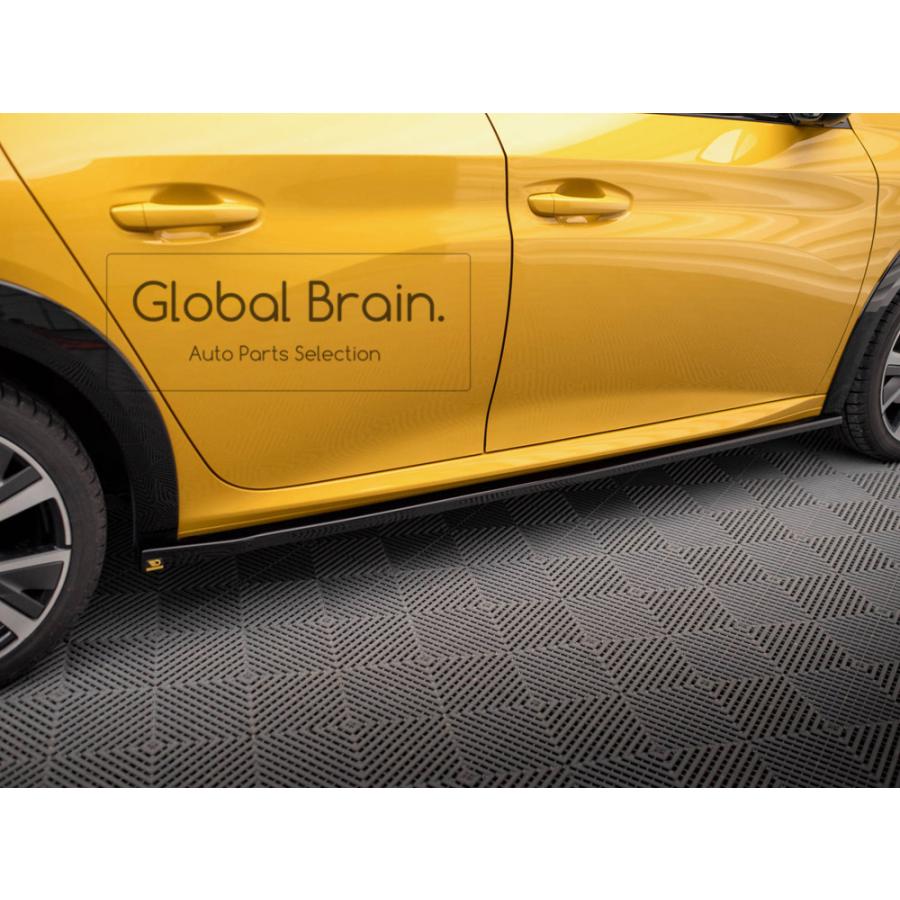 PEUGEOT プジョー 208 P21 GT サイド スカート カバー スポイラー : Global Brain - 通販 - Yahoo!ショッピング