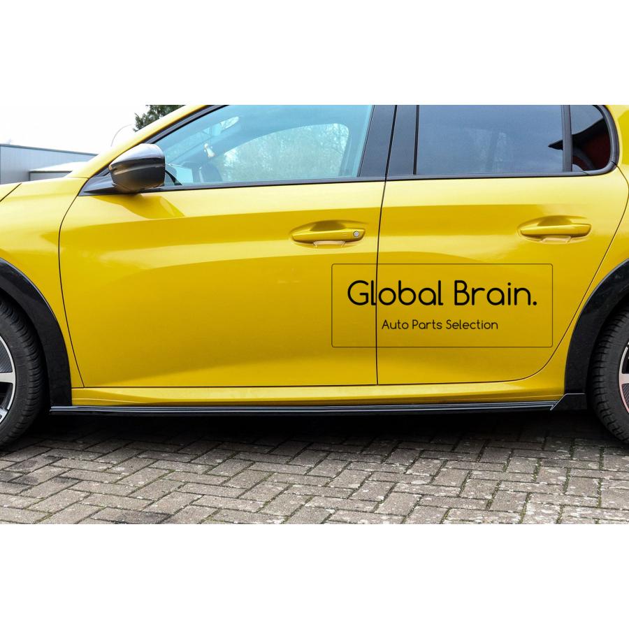 プジョー 208 P21 GT サイド スカート ディフューザー+ ウィングレット : peugeot-208-p21-gt-sideskirt-winglet-ingo : Global ...