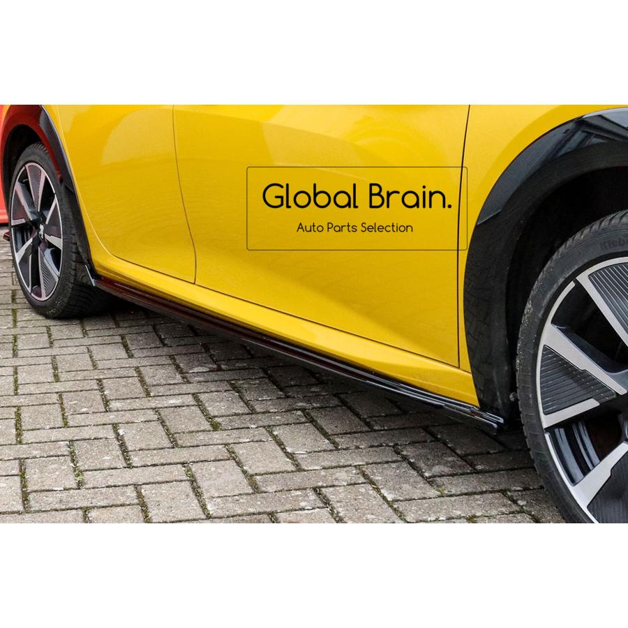プジョー 208 P21 GT サイド スカート ディフューザー+ ウィングレット : peugeot-208-p21-gt-sideskirt-winglet-ingo : Global ...