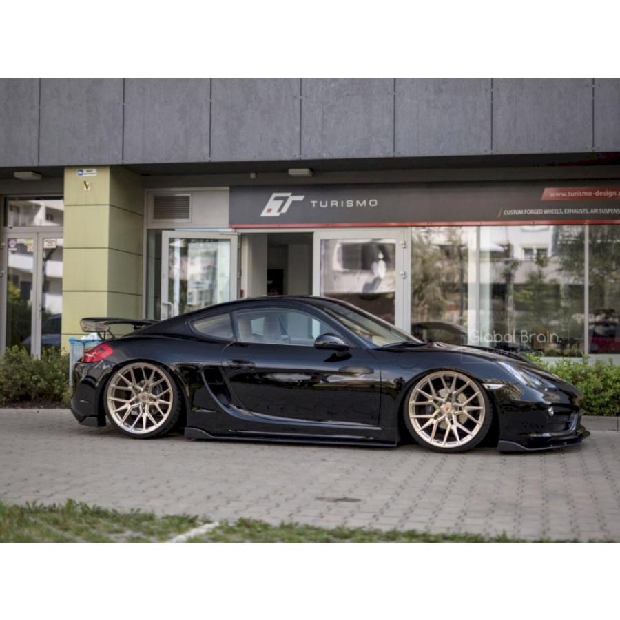 PORSCHE（ポルシェ） 981 ケイマン サイド スカート カバー スポイラー : Global Brain - 通販 - Yahoo ...