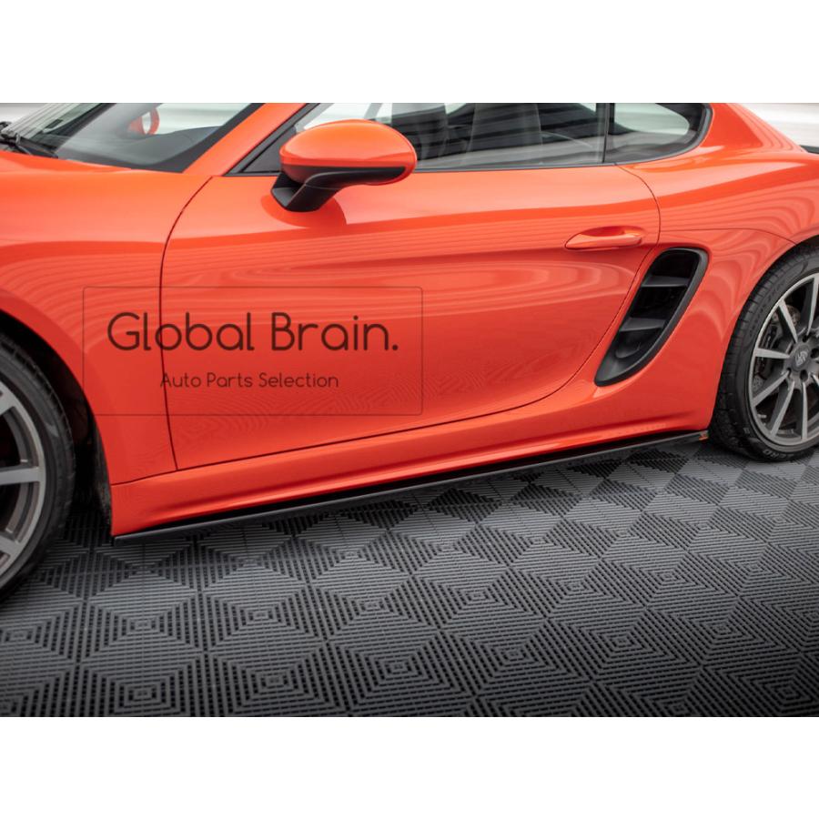 PORSCHE ポルシェ 718 982 サイド スカート カバー スポイラー : Global Brain - 通販 - Yahoo!ショッピング