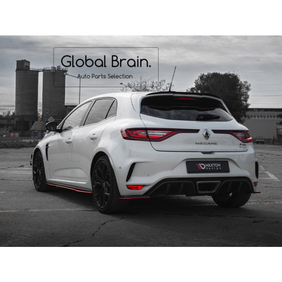 2018- ルノー メガーヌ スポール リア サイド スプリッター : renault-megane-rear-side-maxton : Global Brain - 通販 - Yahoo ...