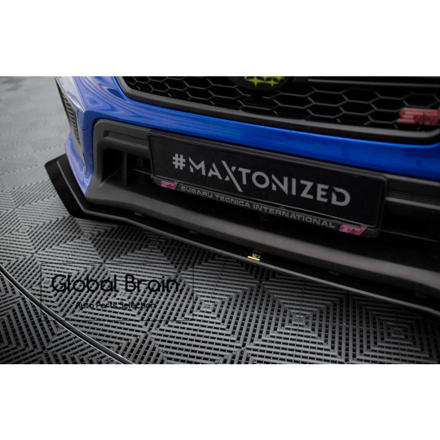 スバル WRX STI VAB 後期 フロント リップ スポイラー+ ウィングレット レーシング : subaru-wrx-sti-vab-front-winglet-maxton ...