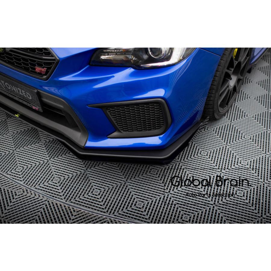 スバル WRX STI VAB 後期 フロント リップ スポイラー+ ウィングレット レーシング : subaru-wrx-sti-vab-front-winglet-maxton ...