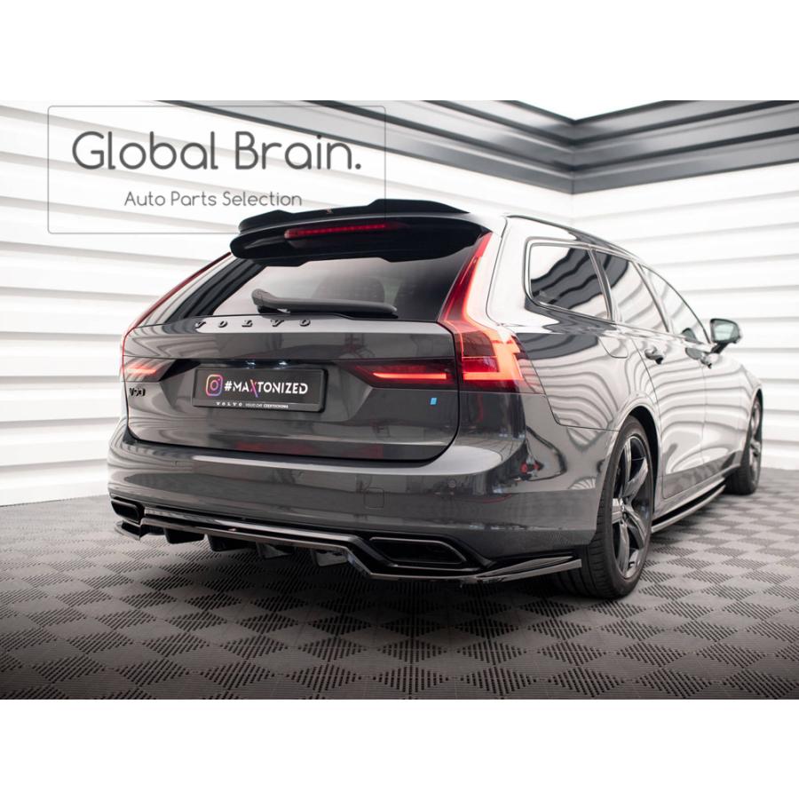 2016-2020 ボルボ V90 Rデザイン 前期 リア ディフューザー スポイラー :volvo-v90-r-rear-dif-maxton:Global Brain - 通販 ...