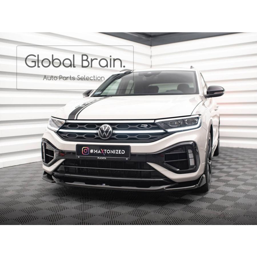 フォルクスワーゲン T-ROC Tロック ティーロック R/ Rライン 後期 フロント リップ スポイラー V2 : Global Brain - 通販 - Yahoo!ショッピング