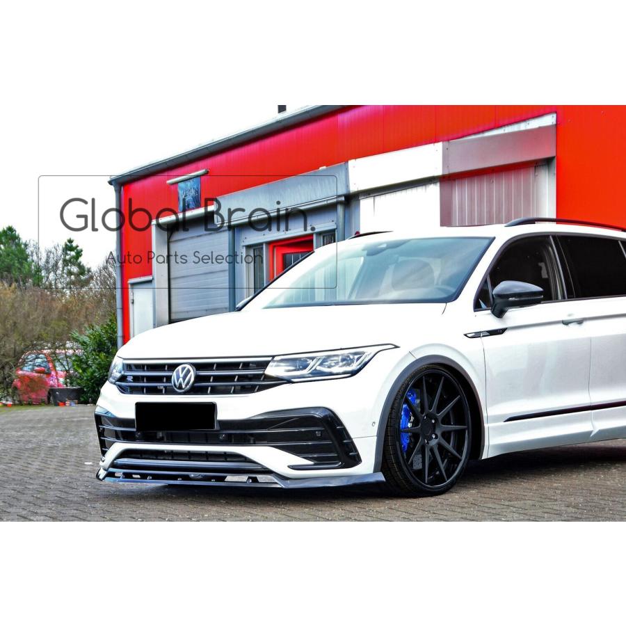 フォルクスワーゲン ティグアン AD1 後期 Rライン / R フロント リップ スポイラーV2 : Global Brain - 通販 - Yahoo!ショッピング