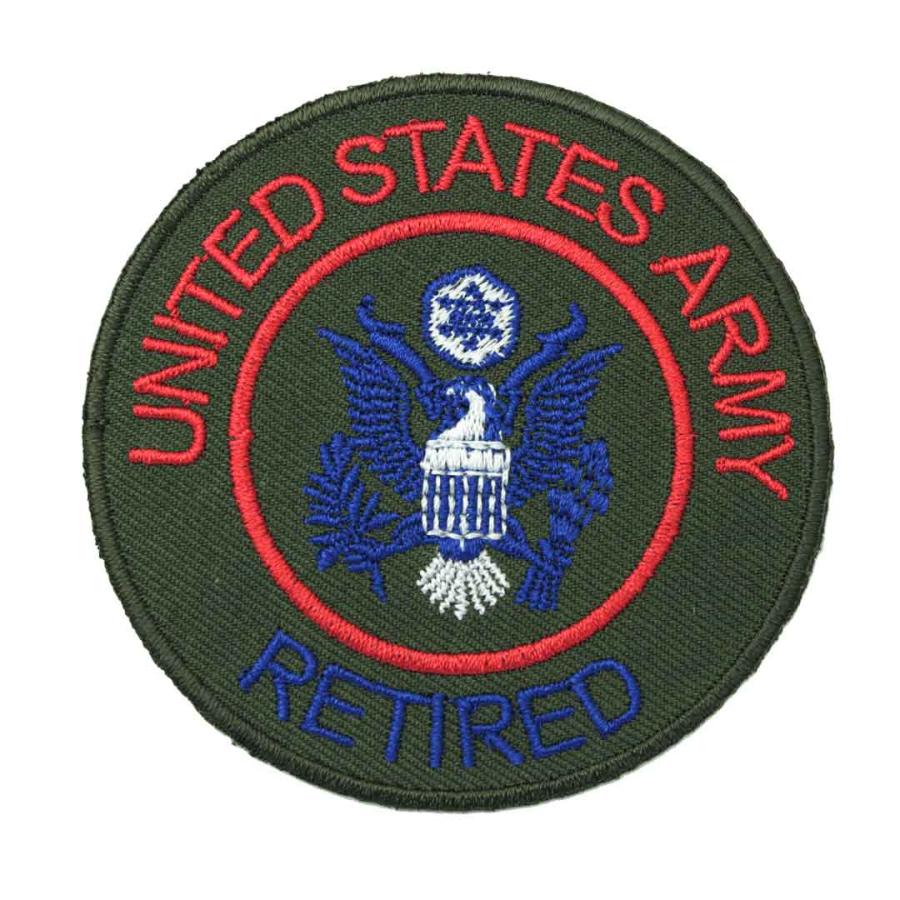 ワッペン アイロン ミリタリー UNITED STATES ARMY アーミー 軍物 紋章 カーキ アップリケ わっぺん wappen ...