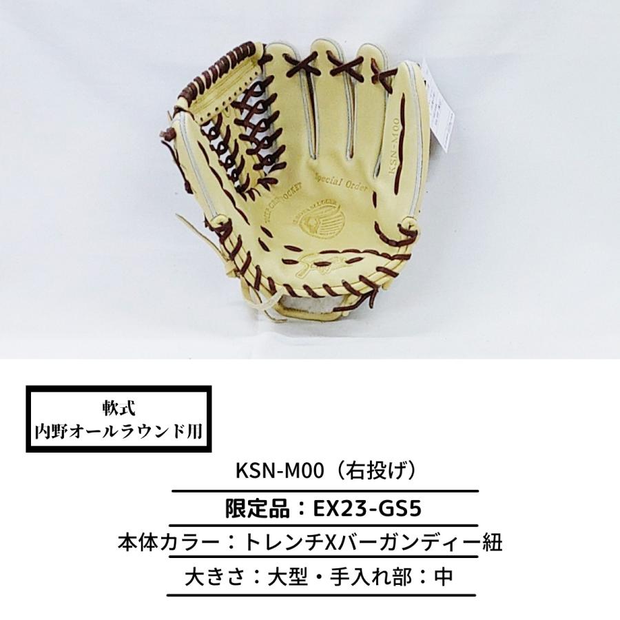 久保田スラッガー slugger スラッガー 軟式内野手用 右投げ KSN-M00 EX23-GS5 限定品 トレンチ レザーソムリエ監修 技匠流型付け込み : ぐらぶ屋 - 通販 ...