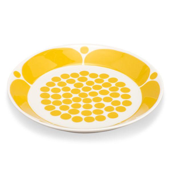 ARABIA アラビア Arabia プレート 21cm 2点セット ペア スンヌンタイ 皿 食器 磁器 1028200 Sunnuntai Plate Yellow/White ...