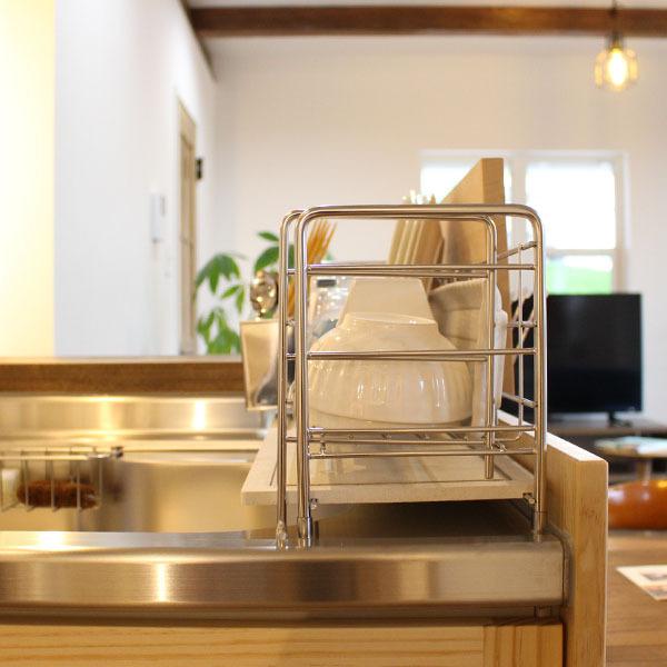 bws SELECTION 水切りラック スライドタイプ ビーワースセレクション bwsSELECTION 水切りかご 珪藻土 水切り キッチン ビーワーススタイル ...