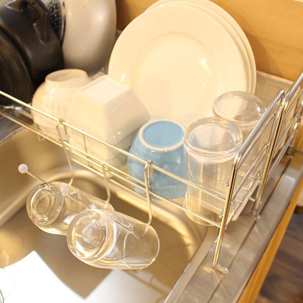 bws SELECTION 水切りラック スライドタイプ ビーワースセレクション bwsSELECTION 水切りかご 珪藻土 水切り キッチン ビーワーススタイル ...