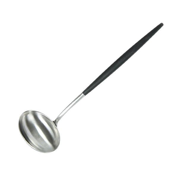 Cutipol クチポール ゴア GOA ソースレードル Sauce ladle ブラック Black カトラリー ソーススプーン GO21 ...