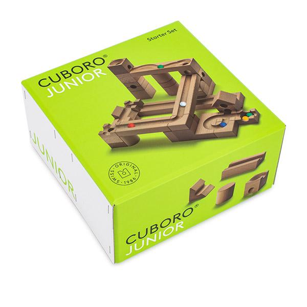 無料本体付き キュボロ ジュニア Cuboro JUNIOR 40キューブ スターターセット 201 玉の道 木のおもちゃ 積み木 クボロ社 : cub-01wrap ...