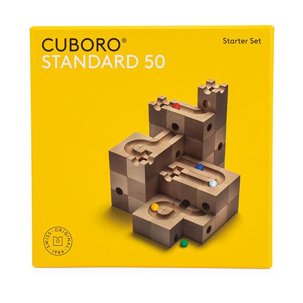 無料ラッピング付き キュボロ スタンダード50 Cuboro Standard 50 50キューブ 大容量セット 204 玉の道 木のおもちゃ ...