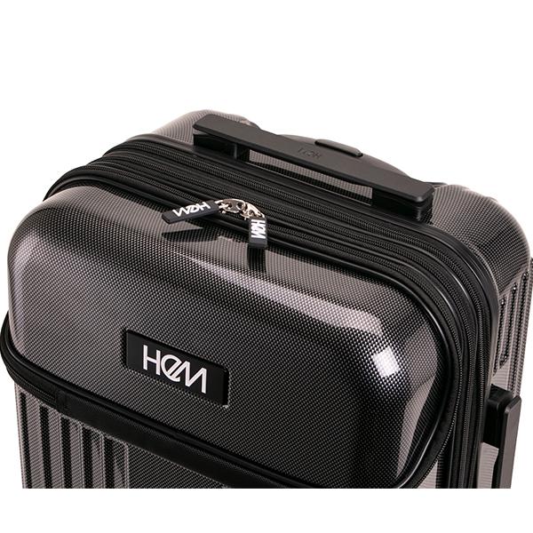HeM(バッグ) ヘム HeM スーツケース キャリーケース リム Sサイズ TR-024-01 39-50600 機内持込 マチ 拡張機能 ...