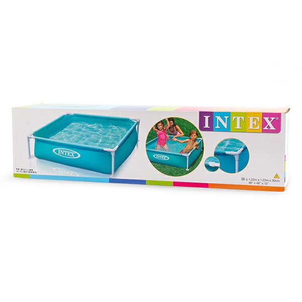 INTEX インテックス Intex ミニフレームプール 122 × 30cm 57173NP/EP 組み立て式 夏 ミニプール ...