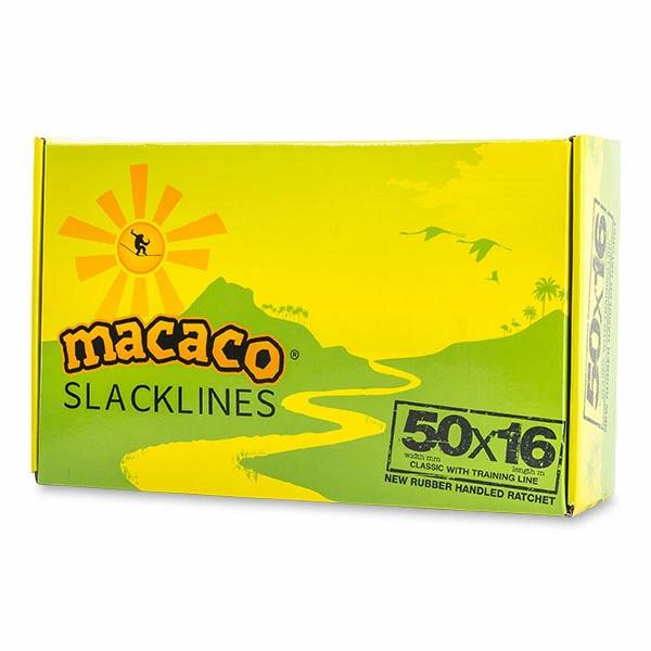 MACACO SLACKLINE 訳あり スラックライン マカコ Macaco Slackline クラシックライン 16m 初心者向け フルセット Classic Line 52ft ...
