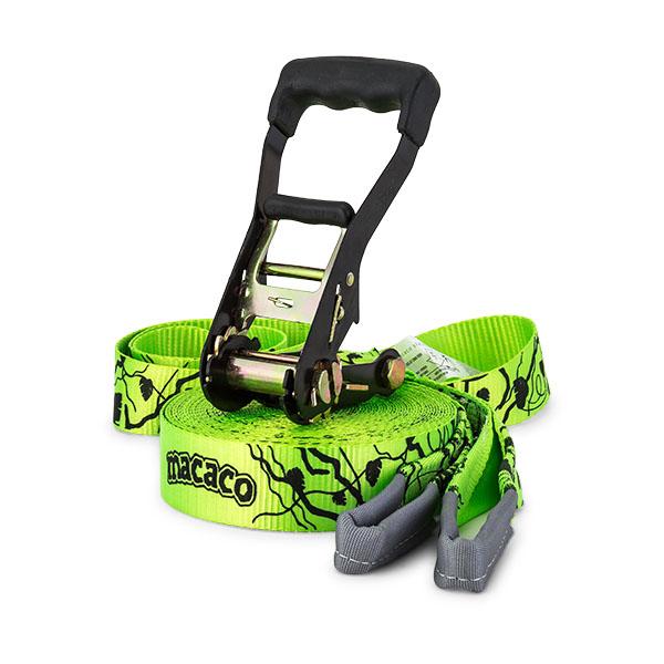 訳あり スラックライン 初心者セット 定番セット クラシックライン ブランド 野外 室内 16m 5cm マカコ Macaco Slackline 初心者 アウトドア アウトレット ...
