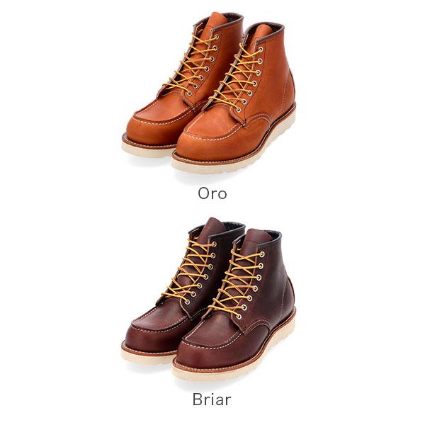 RED WING SHOES レッドウィング ワークブーツ レザー 6インチ クラシック モック 6-Inch Classic Moc メンズ : GulliverOnlineShopping ...