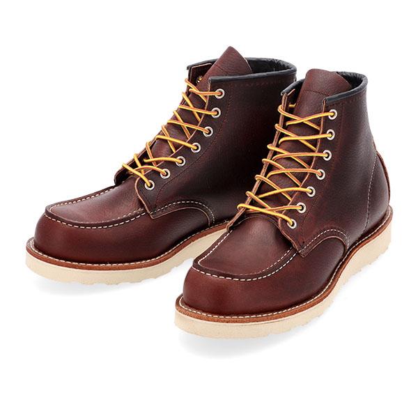 RED WING SHOES レッドウィング ワークブーツ レザー 6インチ クラシック モック 6-Inch Classic Moc メンズ : GulliverOnlineShopping ...