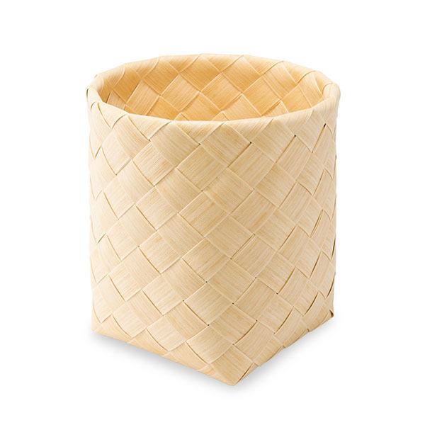 Timb.（stacksto.） ティム ラウンド T 収納 バスケット 直径24×24cm スタックストー ナチュラル 北欧 おしゃれ 白樺風 編み込み カゴ ...
