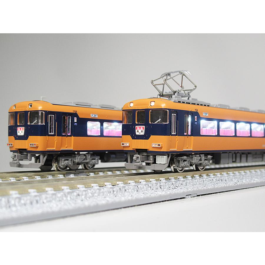 グリーンマックス 31638-1 近鉄12200系(スナックカー・更新車・貫通路開扉パーツ付)【前面行先・特急表示点灯化】4両編成セット【動力 ...