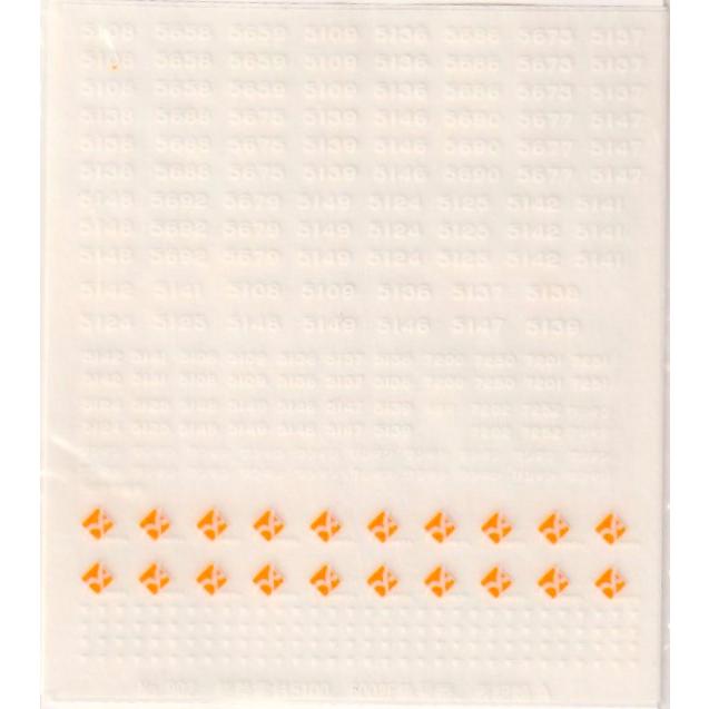 イーグルスMODEL No.902 能勢電鉄5100系 6002F 車体番号、標記類インレタ : グリーンマックス・ザ・ストアWEB - 通販 - Yahoo!ショッピング